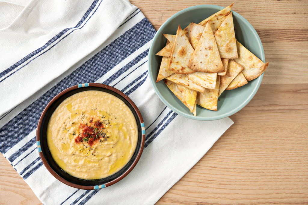 Chef Tom Gray's Crispy Spiced Flatbread & Hummus Recipe | Jacksonville ...
